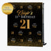 21st Birthday Gold Glitter Custom Step – Dream Design Group