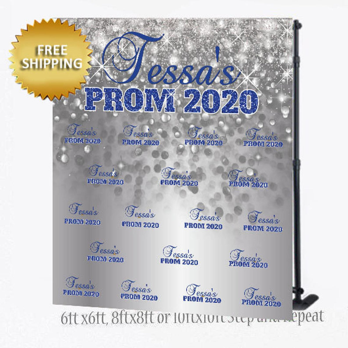 Prom Step and Repeat backdrop – Dream Design Group