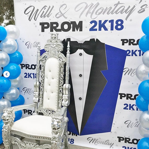 Custom Prom Banner Step and Repeat Backdrop – Dream Design Group