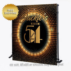 Studio 54 Backdrop Hollywood Custom Step and Repeat Backdrop – Dream ...