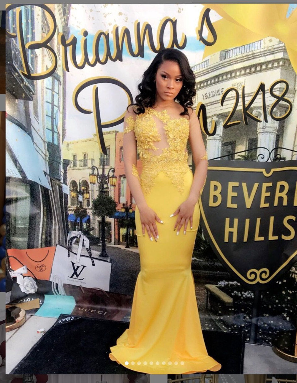 Custom Prom Banner Step and Repeat Backdrop – Dream Design Group