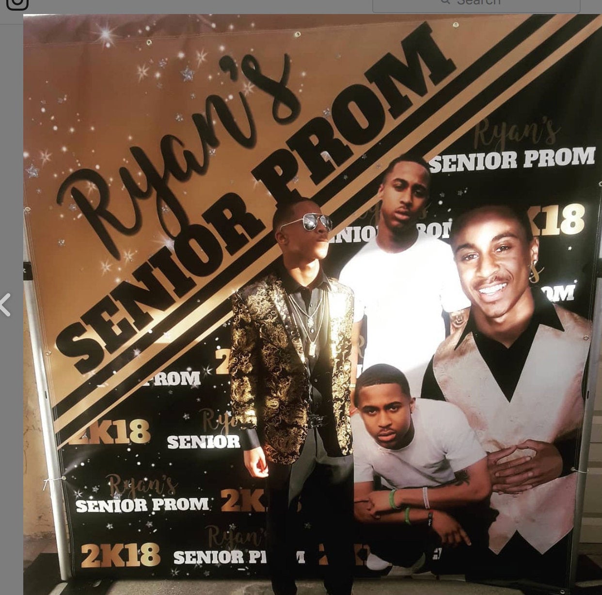 Custom Prom Banner Step and Repeat Backdrop – Dream Design Group