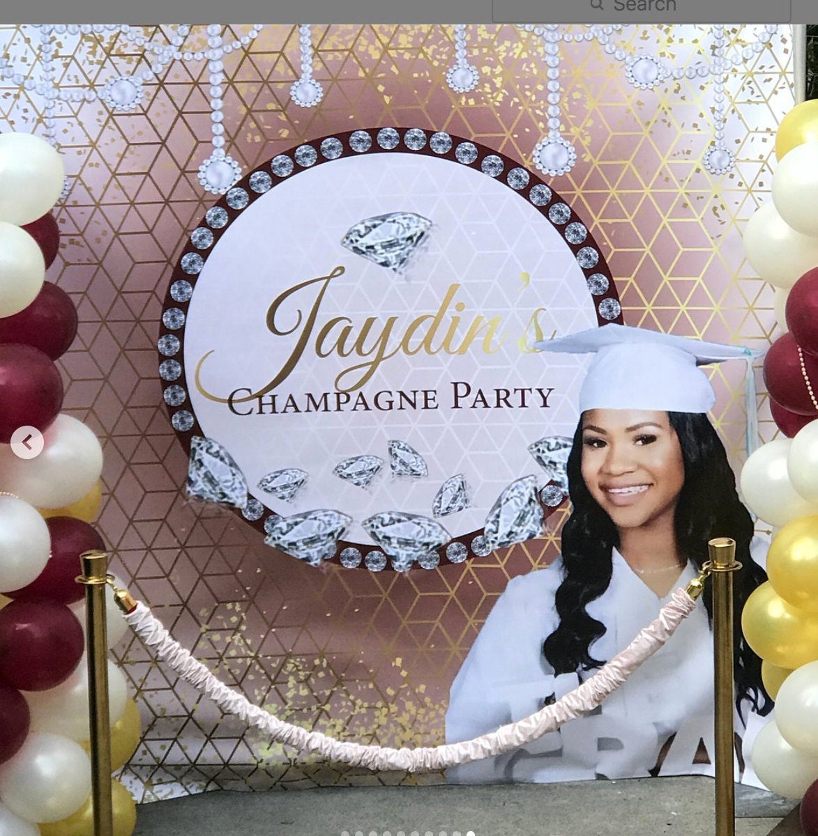 Custom Prom Banner Step and Repeat Backdrop – Dream Design Group